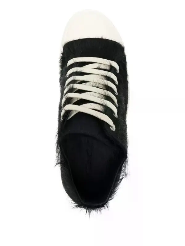 Rick Owens Fur Low Top Sneakers