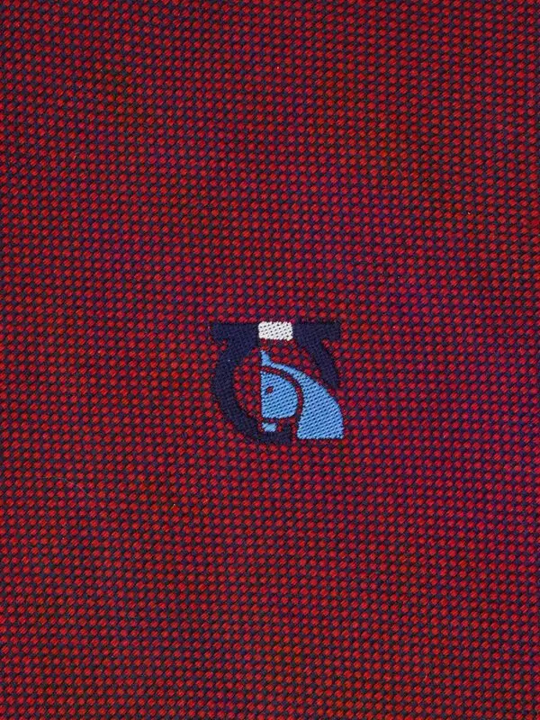 FERRAGAMO Jacquard Neck Tie - Red