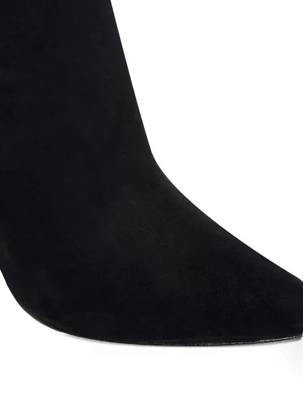 GINISSIMA 95mm Suede Thigh-high Boots