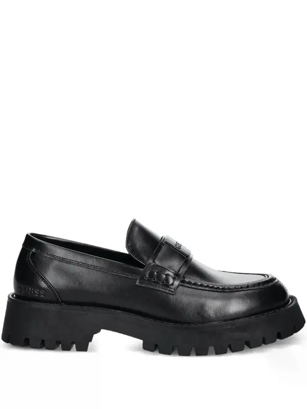 Guess Logo-plaque Lug-sole Loafers
