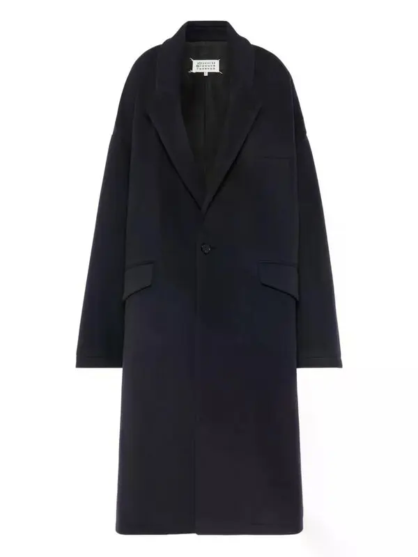 MAISON MARGIELA Single-breasted Coat With Pockets