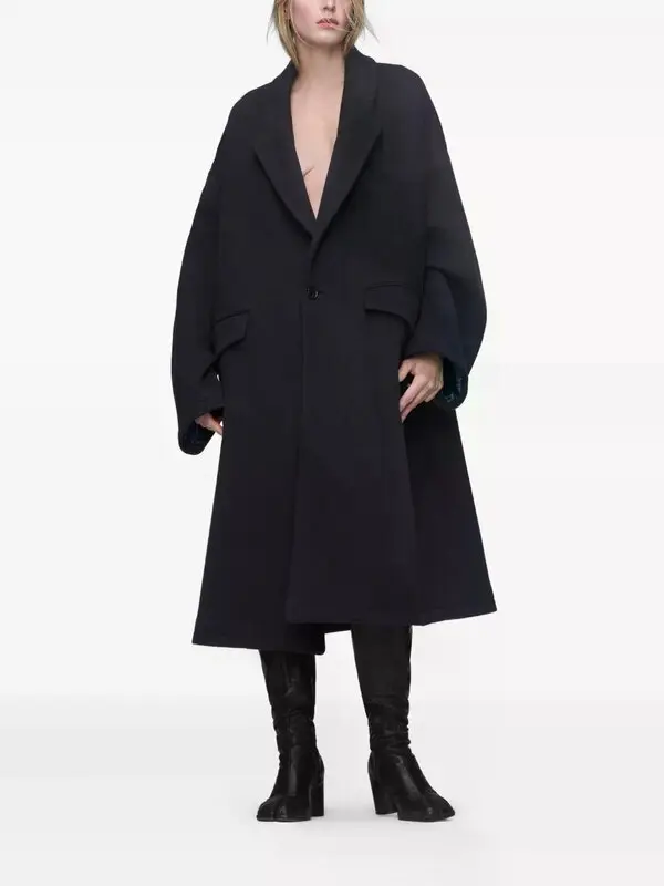 MAISON MARGIELA Single-breasted Coat With Pockets