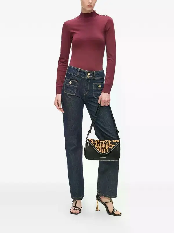 Karl Lagerfeld Leopard-print Shoulder Bag