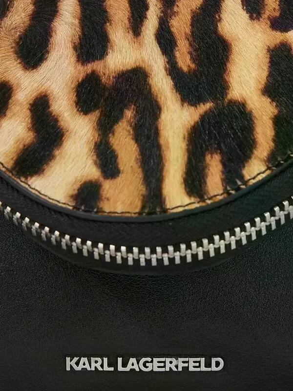 Karl Lagerfeld Leopard-print Shoulder Bag
