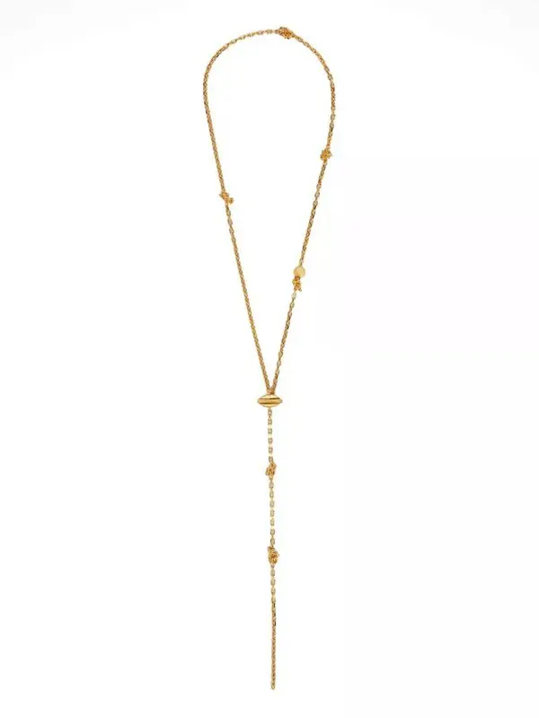 JIL SANDER Knotted Chain Necklace - Gold