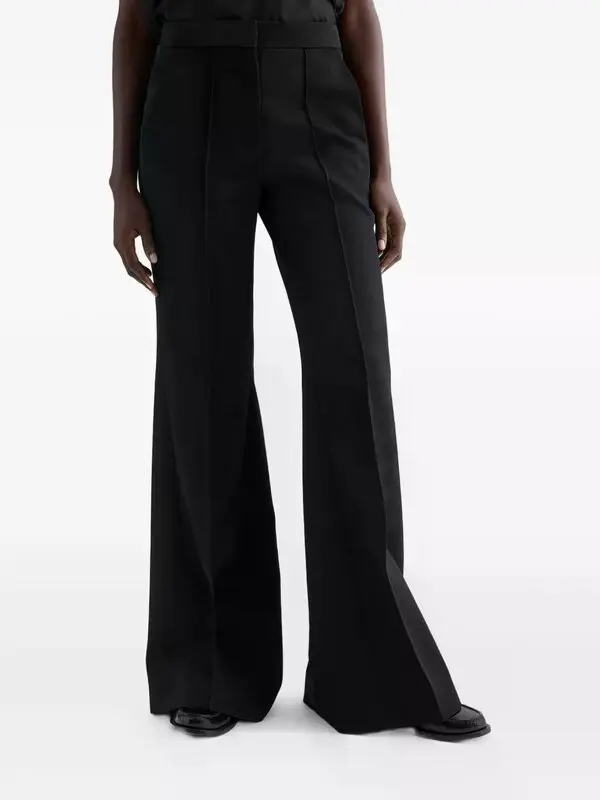 JIL SANDER Flared Wool Trousers