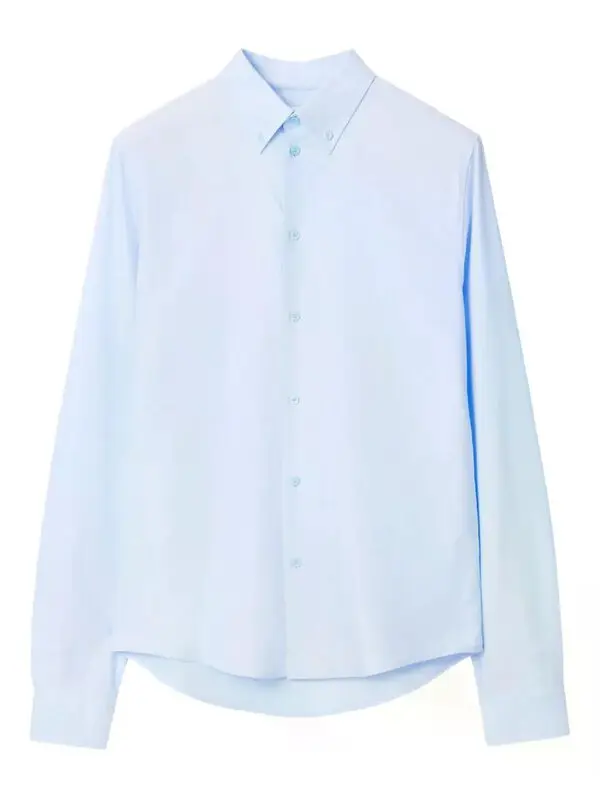 Burberry Equestrian Knight Oxford Shirt - Blue