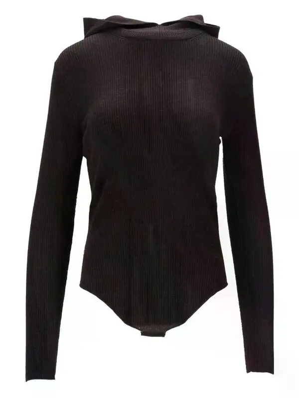 P.a.r.o.s.h Ribbed Hooded Body