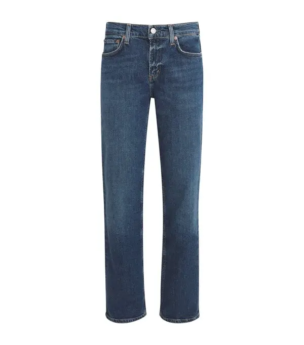 AGOLDE Low-rise Slim Jeans - Blue