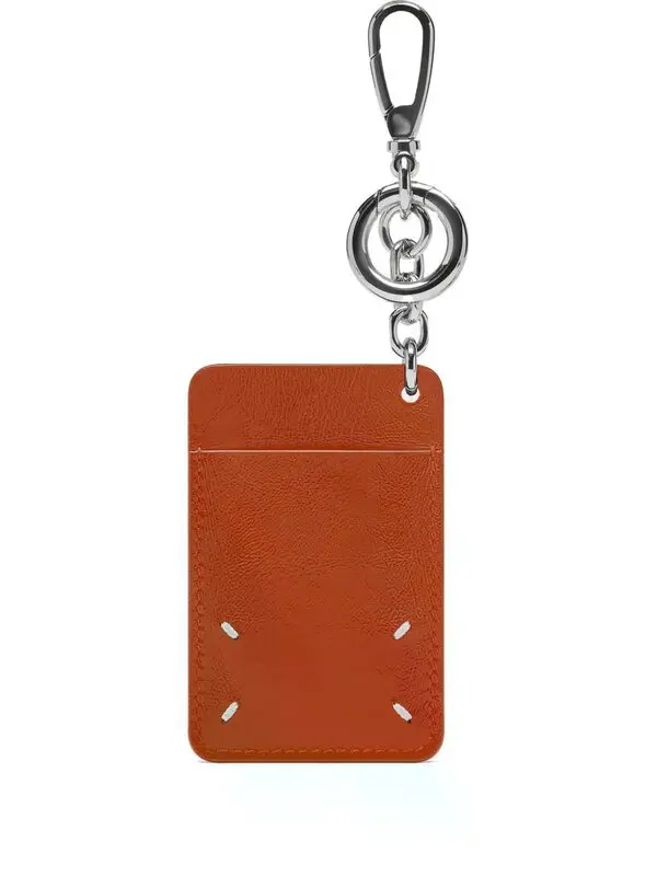 MAISON MARGIELA Stitching Keyring Card - Orange