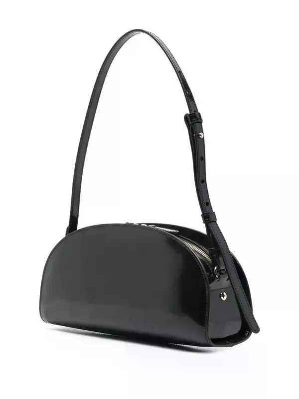 A.p.c. Small Demi-lune Shoulder Bag - Black