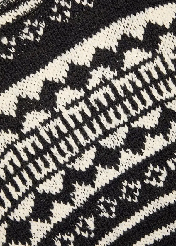 Free People Patterned Cotton-blend Jumper