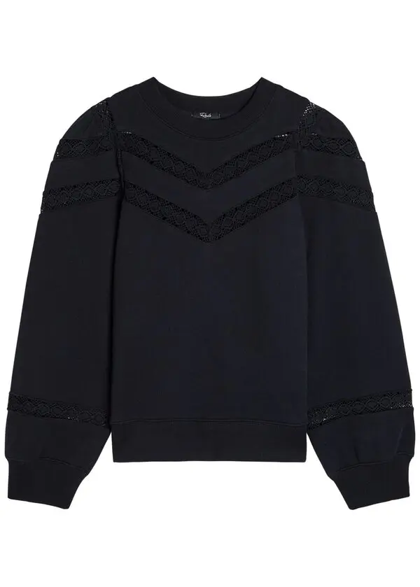 Rails Isles Embroidered Cotton Sweatshirt