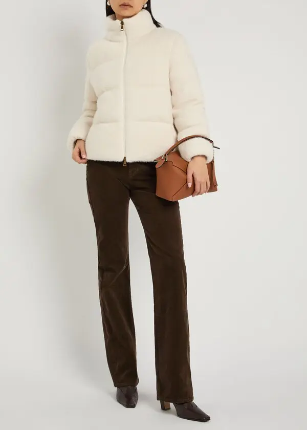 Moncler Mornas Padded Bouclé Jacket
