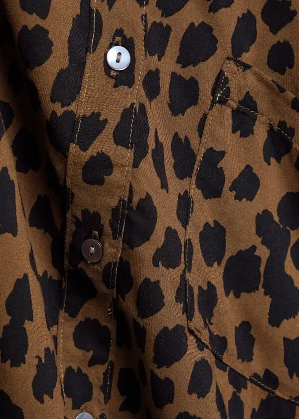 Rails Josephine Leopard-print Jersey Shirt