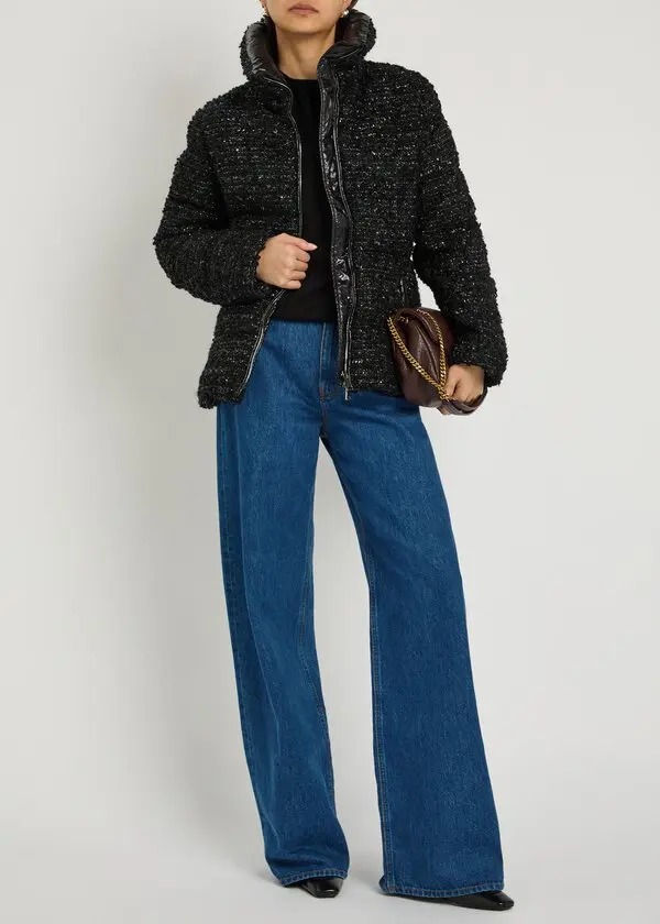 Moncler Urbel Padded Metallic-tweed Jacket