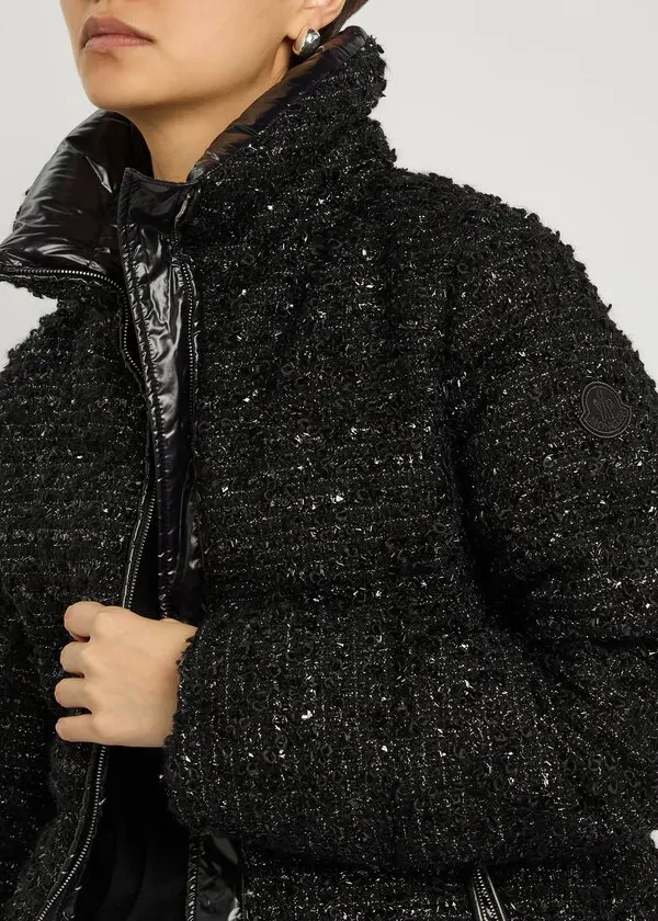 Moncler Urbel Padded Metallic-tweed Jacket