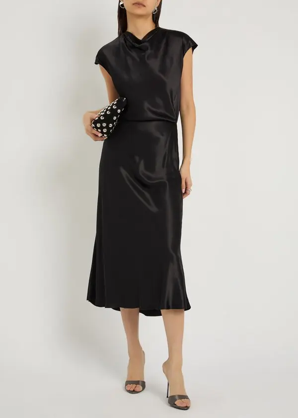 Rails Satin Slip Skirt