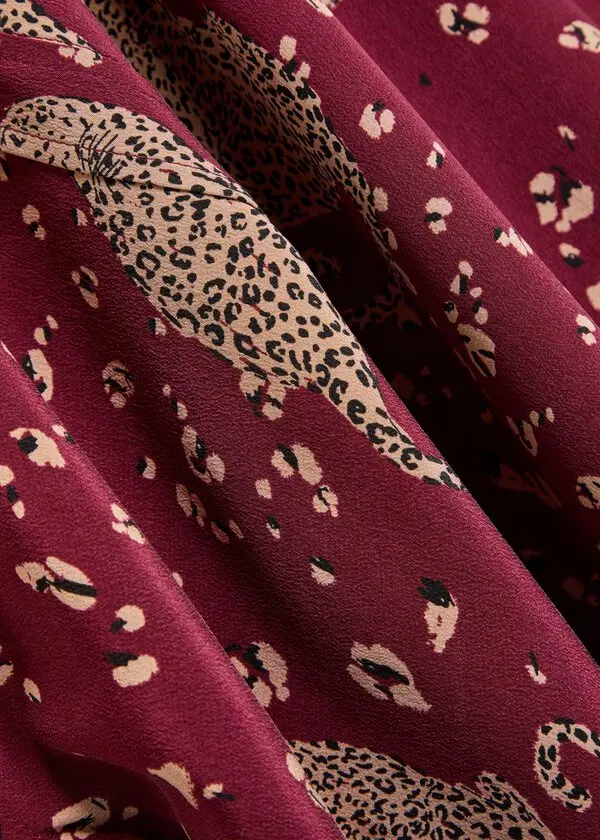 Rails Leopard-print Silk Shirt