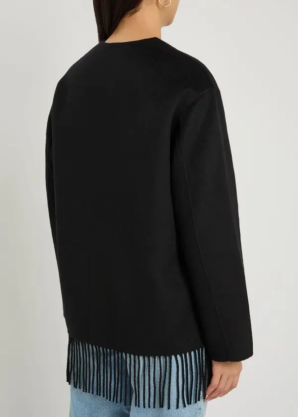 Rails Tomoko Fringed Hem Wool-blend Jacket