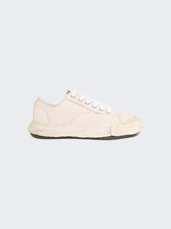 Mihara Yasuhiro Peterson Og Sole Vintage Canvas Low-top Sneakers - Beige