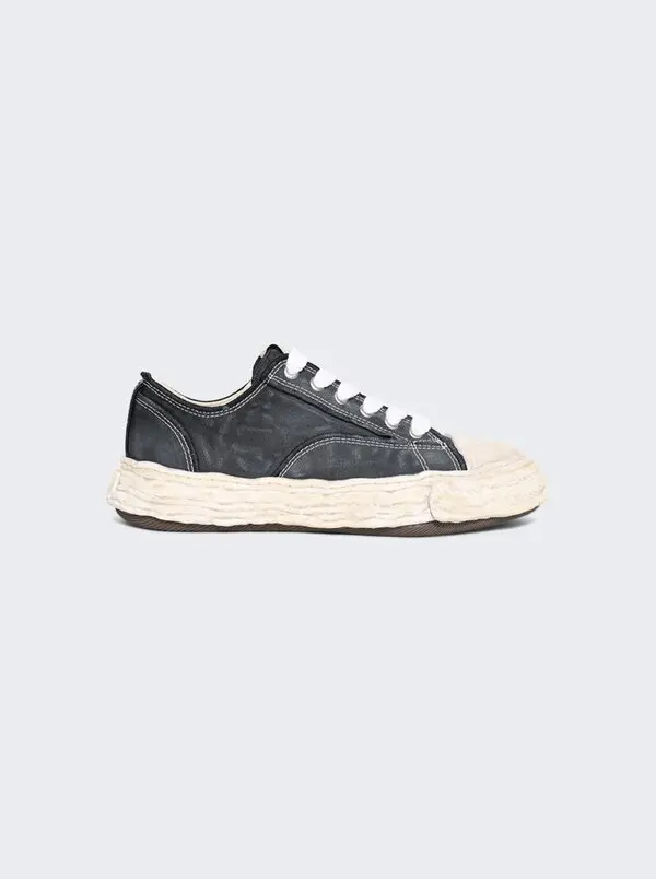 Mihara Yasuhiro Peterson Og Sole Vintage Canvas Low-top Sneakers - Black