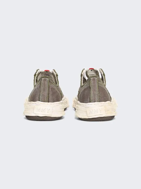 Mihara Yasuhiro Peterson Og Sole Vintage Canvas Low-top Sneakers - Khaki