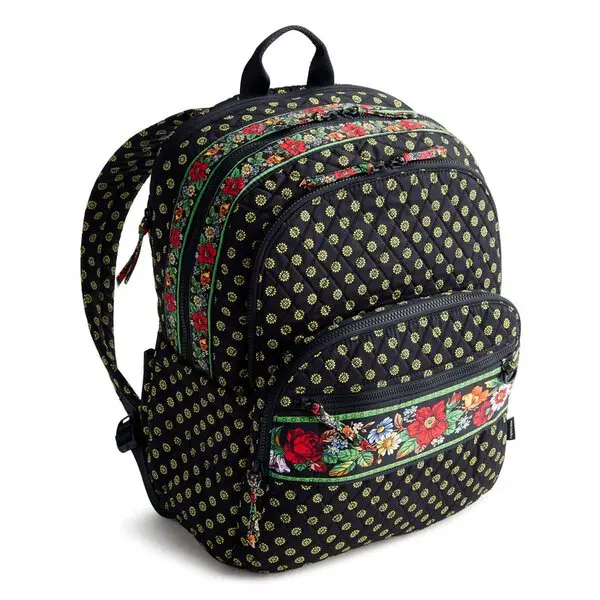 VERA BRADLEY Large Bancroft Backpack - Black