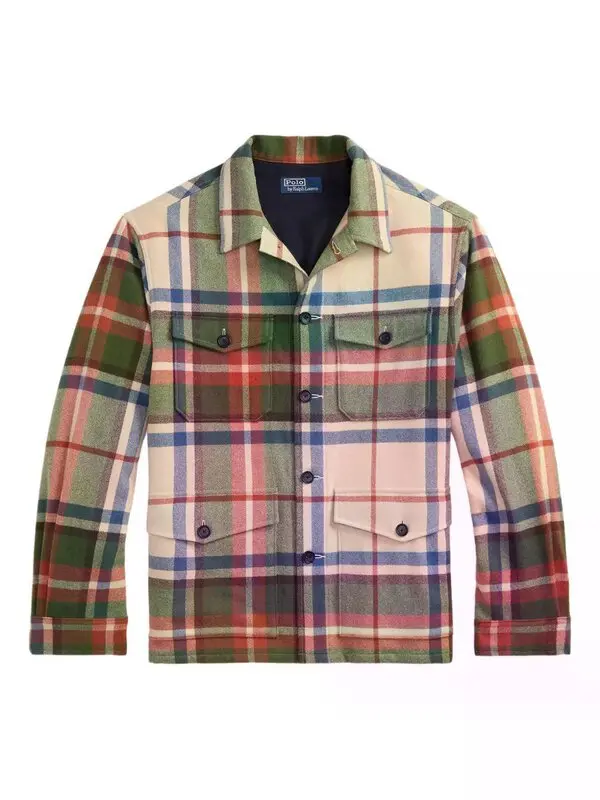 Polo Ralph Lauren Plaid-pattern Buttoned Overshirt