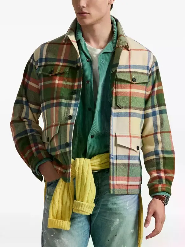 Polo Ralph Lauren Plaid-pattern Buttoned Overshirt