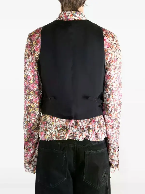 SAPIO Cavallino Velvet Effect Gilet