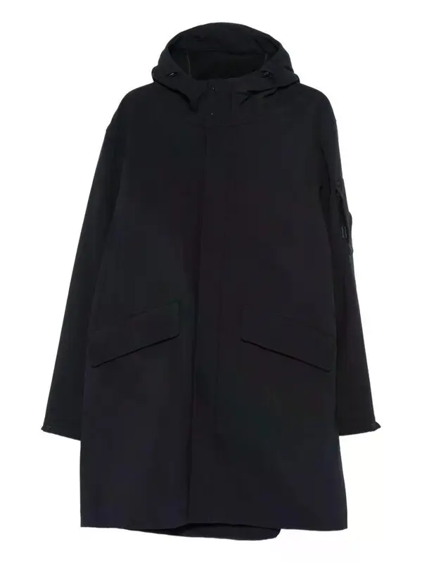 C.P. COMPANY Single-breasted Hooded Coat