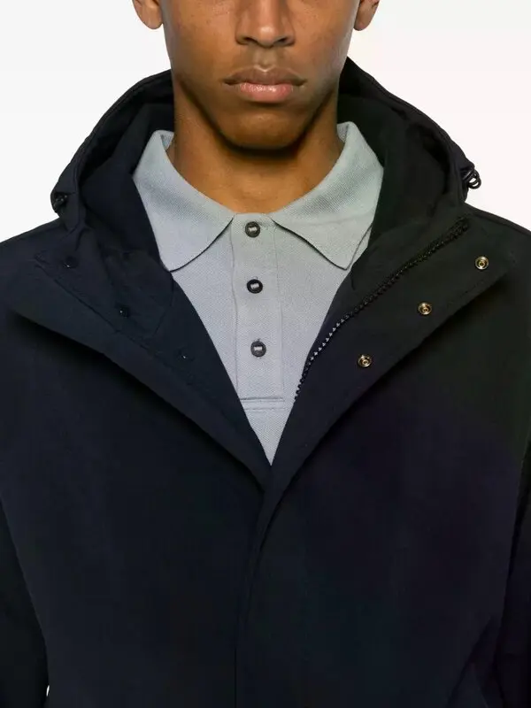 C.P. COMPANY Single-breasted Hooded Coat