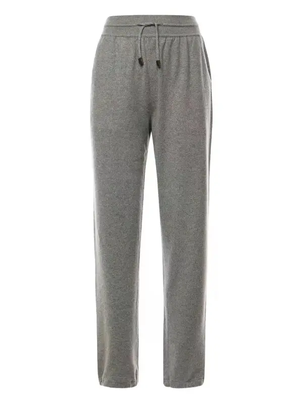 Loro Piana Cashmere Drawstring Track Pants - Grey