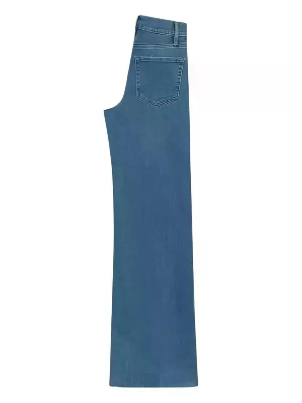 FRAME Le Easy Flare Raw Jeans - Blue