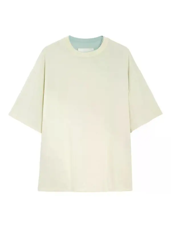 JIL SANDER Two-toned Reversible T-shirt - Neutrals