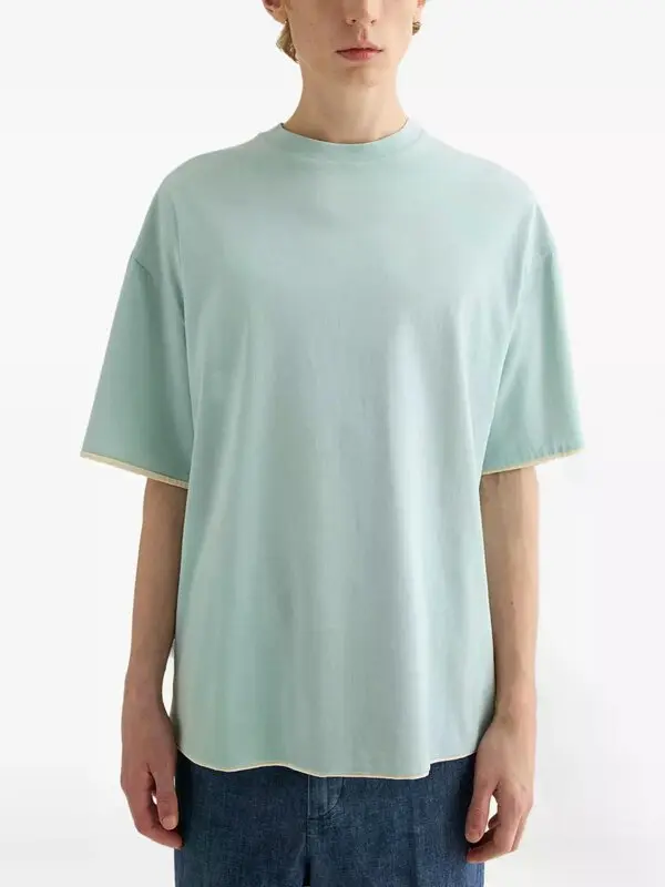 JIL SANDER Two-toned Reversible T-shirt - Neutrals