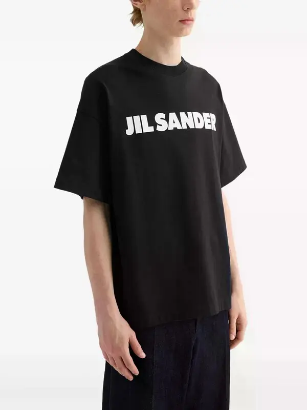 JIL SANDER Logo T-shirt - Black