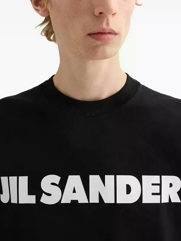 JIL SANDER Logo T-shirt - Black
