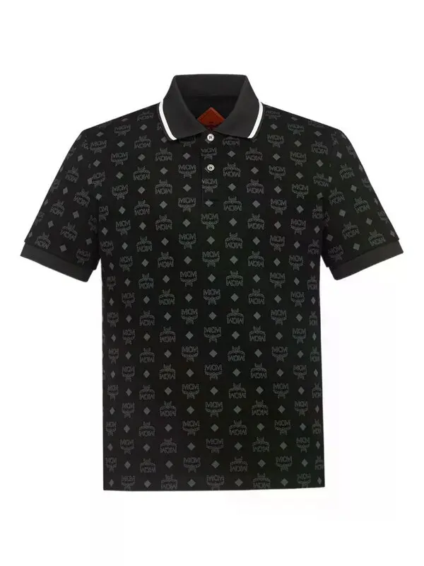Mcm Visetos-print Polo Shirt