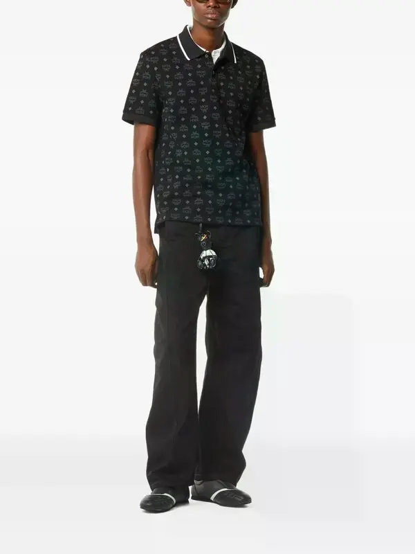 Mcm Visetos-print Polo Shirt