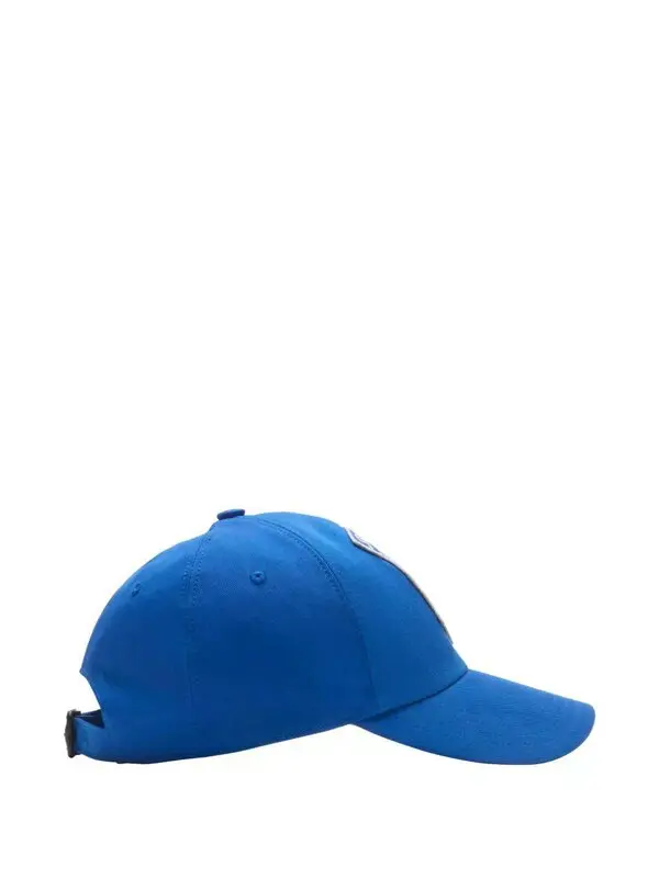 Burberry Thistle Shield Gabardine Baseball Cap - Blue