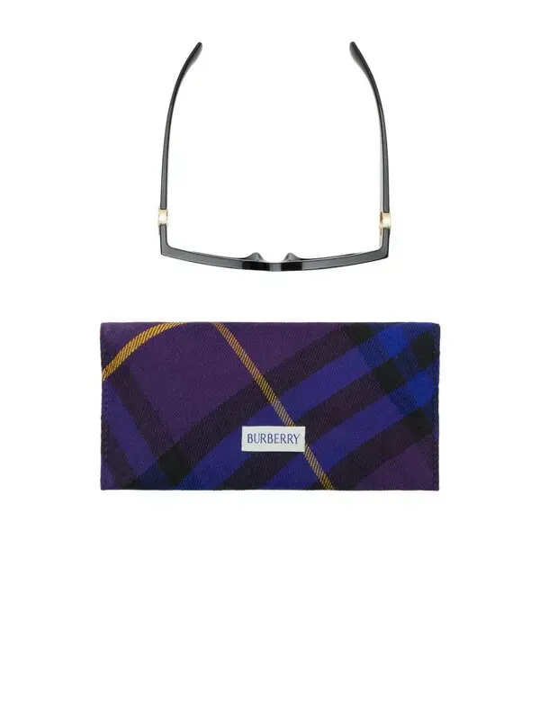 Burberry Equestrian Knight Rectangular Sunglasses