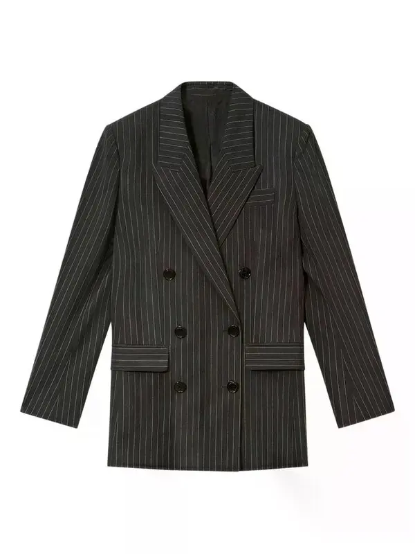 Isabel Marant Étoile Jevima Pinstripe Double-breasted Blazer