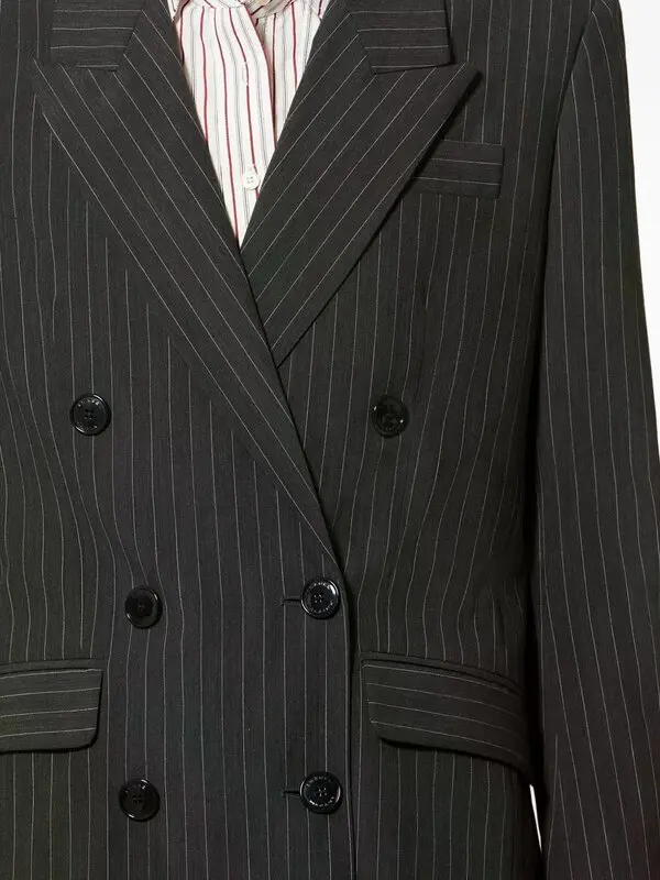 Isabel Marant Étoile Jevima Pinstripe Double-breasted Blazer
