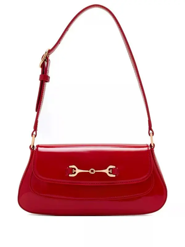 Sam Edelman Loraine Horsebit-embellishment Shoulder Bag - Red
