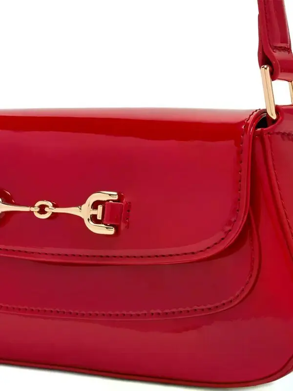 Sam Edelman Loraine Horsebit-embellishment Shoulder Bag - Red