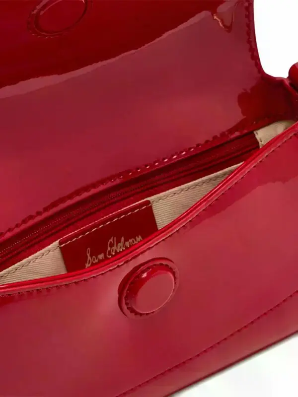 Sam Edelman Loraine Horsebit-embellishment Shoulder Bag - Red