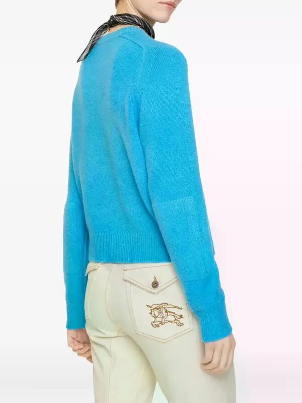 Burberry Cashmere-blend Crew-neck Sweater