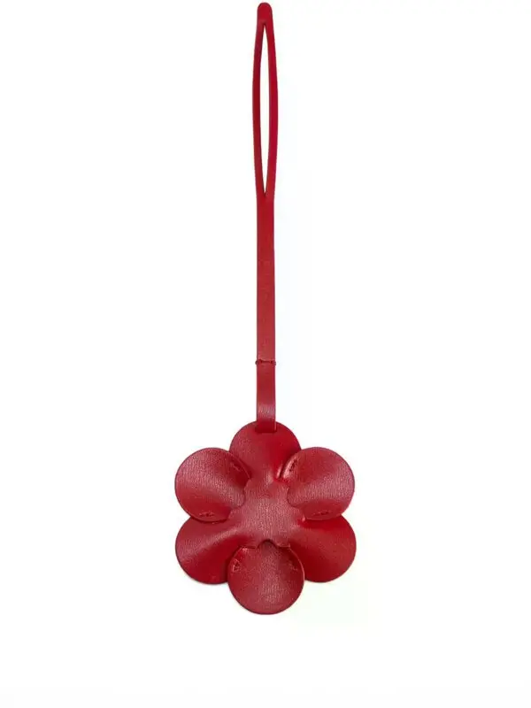 JIL SANDER Daisy Looped-strap Charm - Red